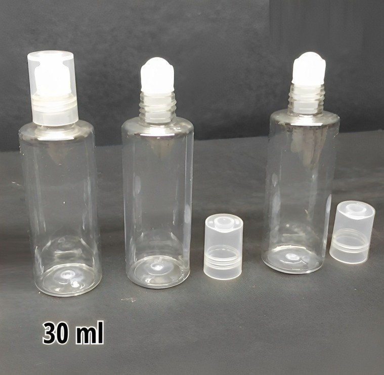 30 ml Cylinder transparent roll on – Mcpipwala